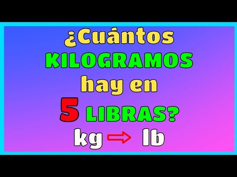 How many kilograms are in 5 pounds? | Convert lb to kg ✨️ (▶17)