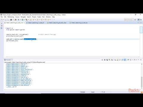 Learn Python By Example Searching Directories|packtpub com - Mind Luster