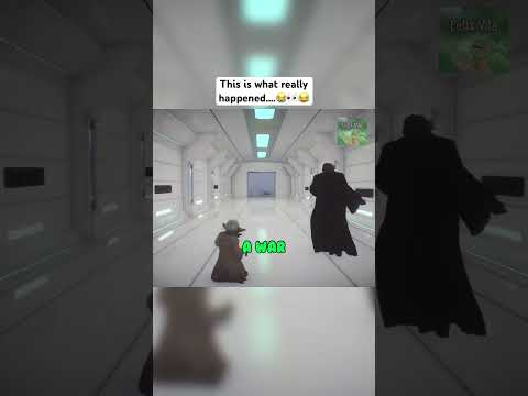 Order 66 really began like this!!! #meme #yoda #anakin #fake #funny #starwars #gaming #lol