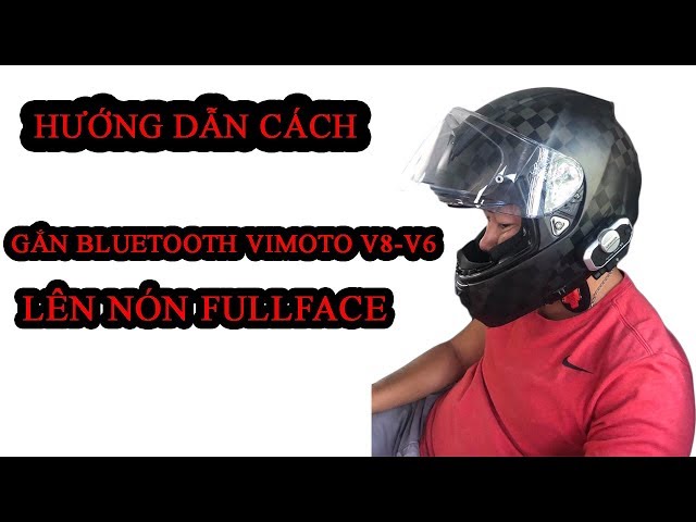 Tai Nghe Bluetoooth Vimoto V3 V6 V8 - Biker Sài Gòn