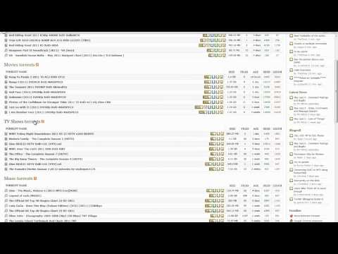 Top Torrent Websites of 2011