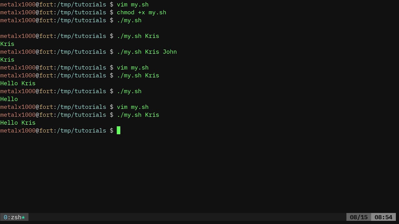 BASH Fallback to Default Variables Linux Shell Tutorial