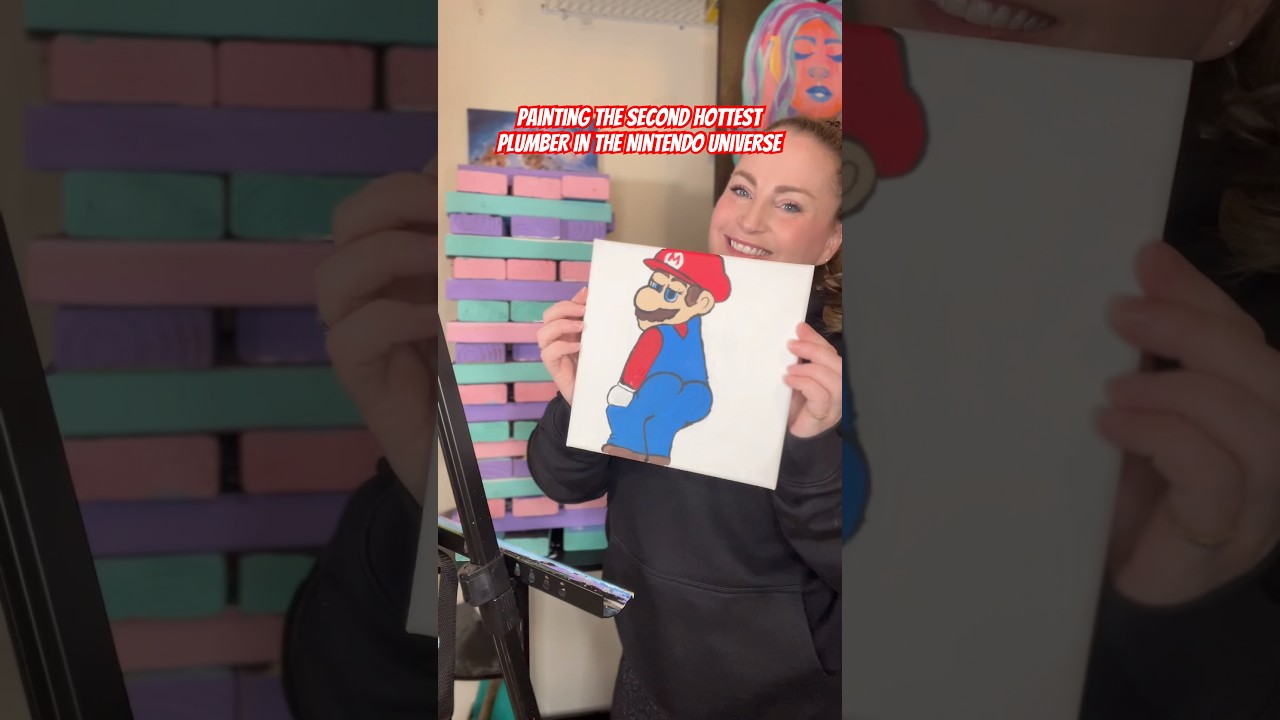 I’m sorry I’m like this #mariokart #mario #nintendo #art #storycrafty #funny #painting