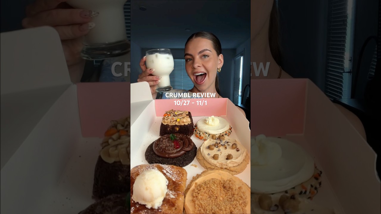 10/27 - 11/1 Crumbl lineup! 🍪💗 THESE LINEUPS LATELY KEEP ME COMING BACK EVERY WEEK
