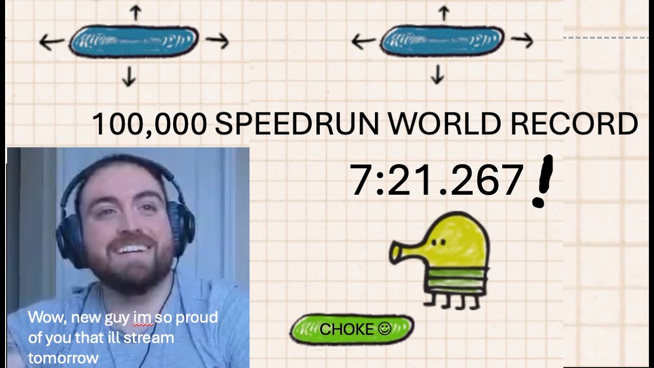 Doodle Jump 100k Speedrun WORLD RECORD | 7:21.267