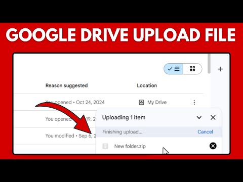 How to Upload File in Google Drive and Share link (2024)
