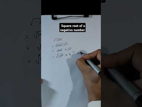 What’s square root of (-144) ? Watch This!" #maths #mathematics