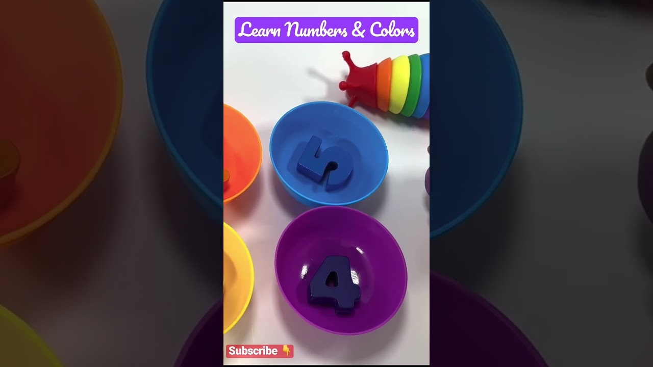 Purple Colour | Number 4 | Numbers & Colors