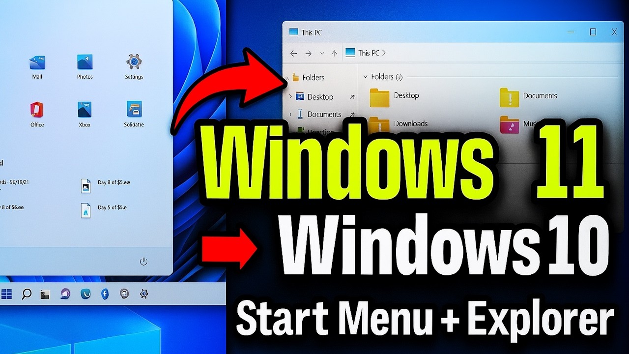 ✅ Bring Back Windows 10 in Windows 11 — Start Menu + Explorer Fix ✅