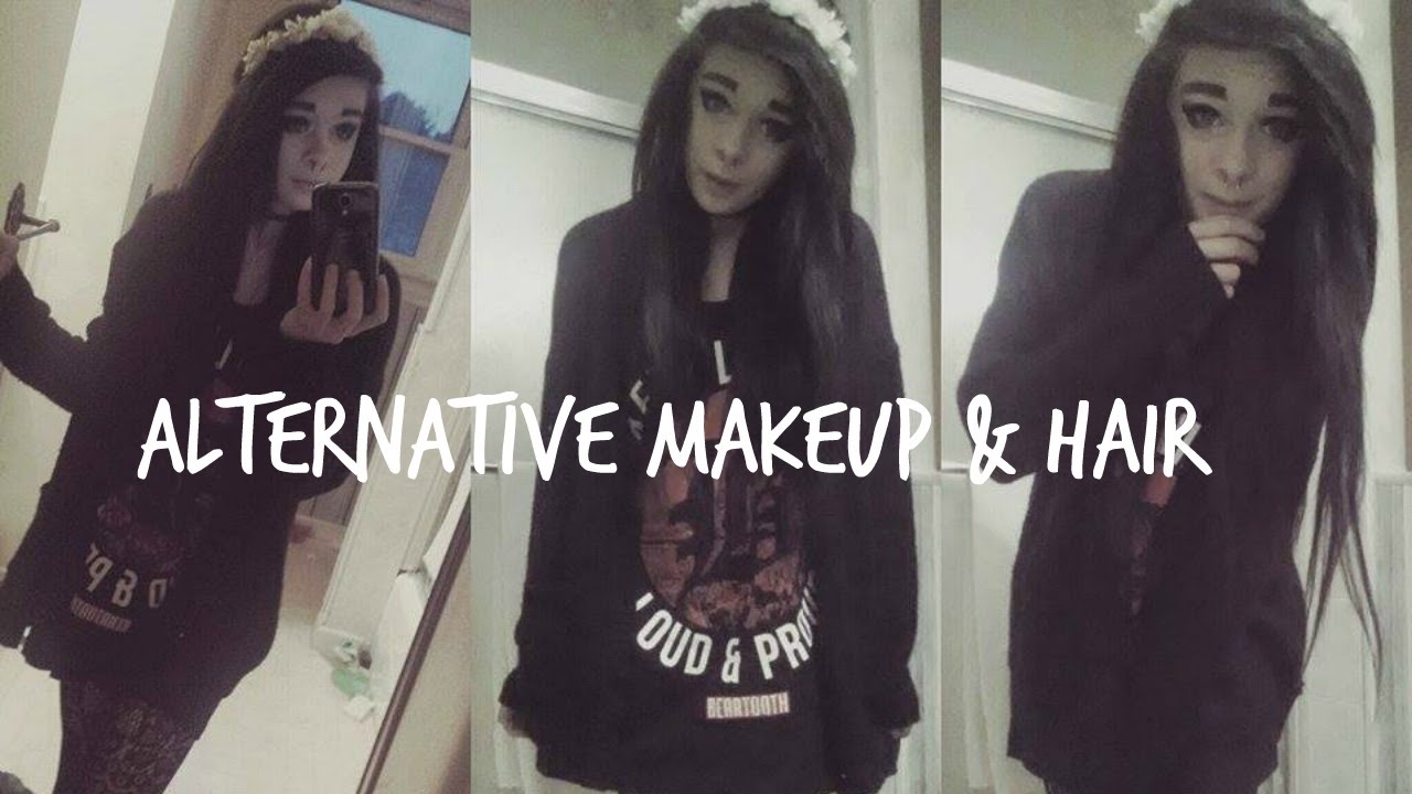 Emo/Scene/Alternative Makeup & Hair Tutorial ! (UPDATED)