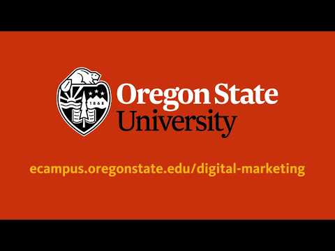 Why study digital marketing at Oregon State University online