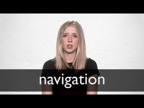 How to pronounce NAVIGATION in British English