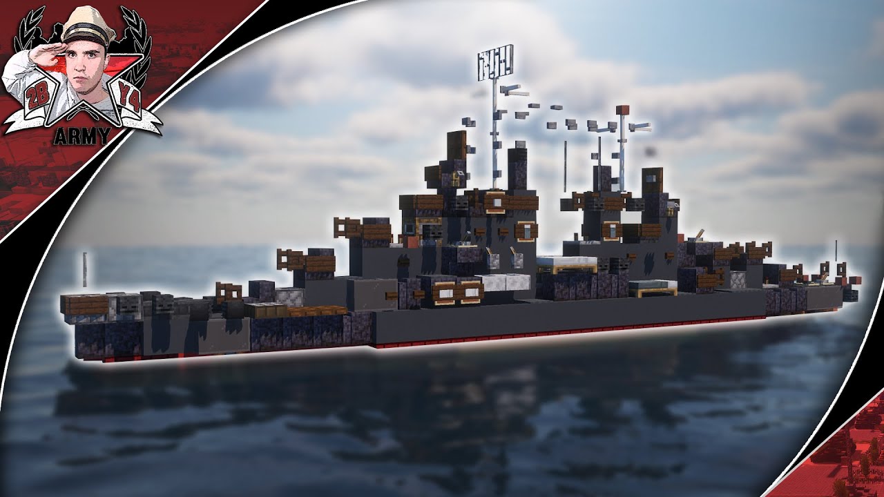 Minecraft: WW2 USS San Diego (CL-53) | Atlanta-Class Light Cruiser ...