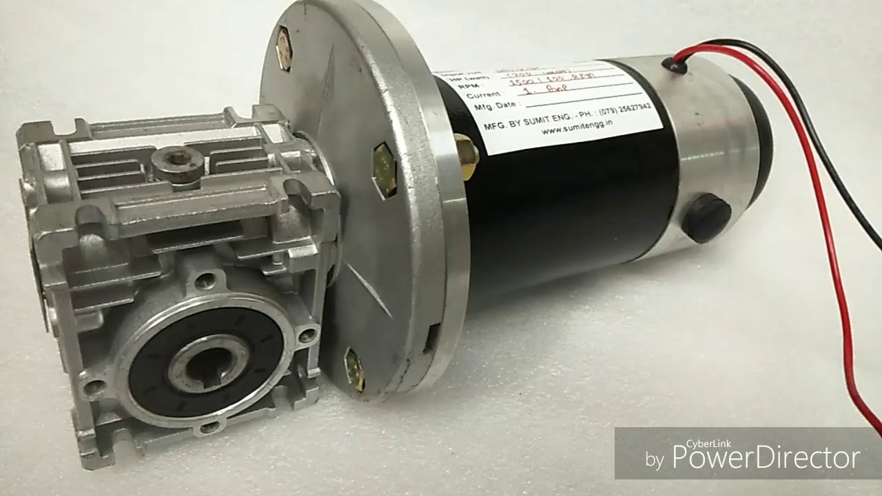 PMDC Worm Gear Motor 200w