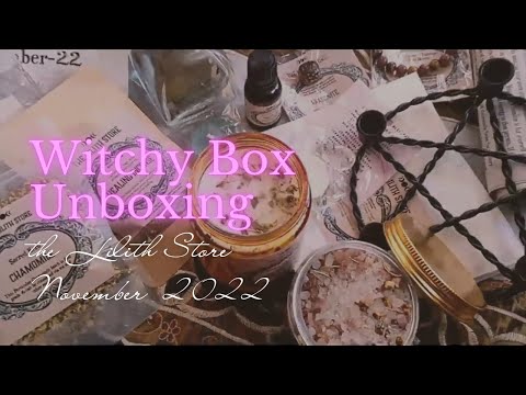Mystery Box Unboxing || From The Lilith Store #mysterybox #mysteryboxunboxing #witchcraft