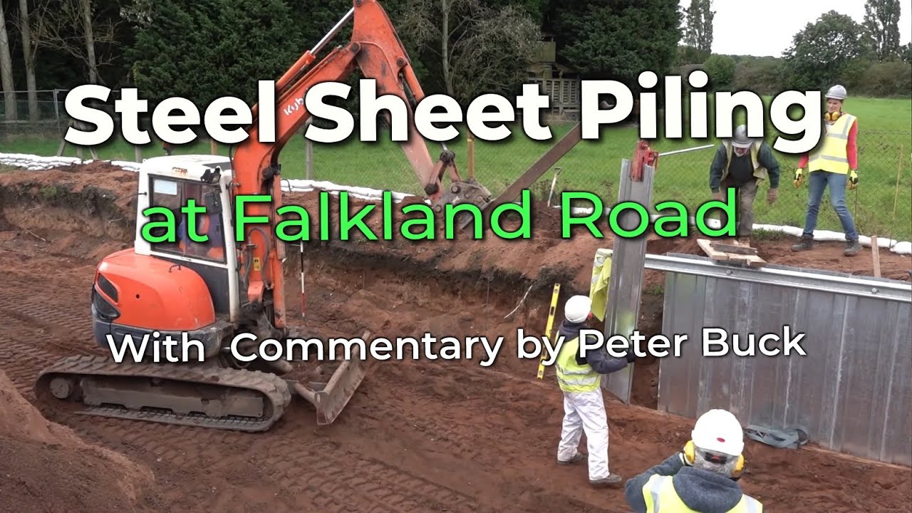 Installing Sheet Piling