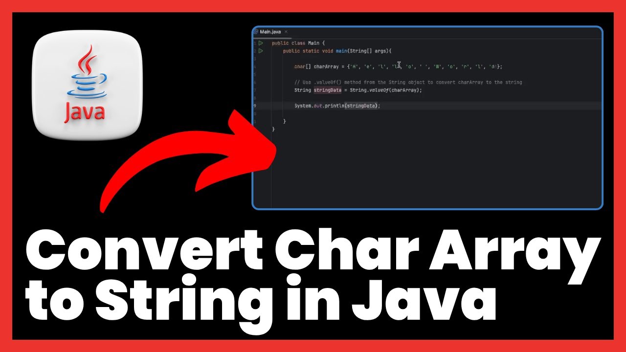 How to Convert Char Array to String in Java | FULL GUIDE