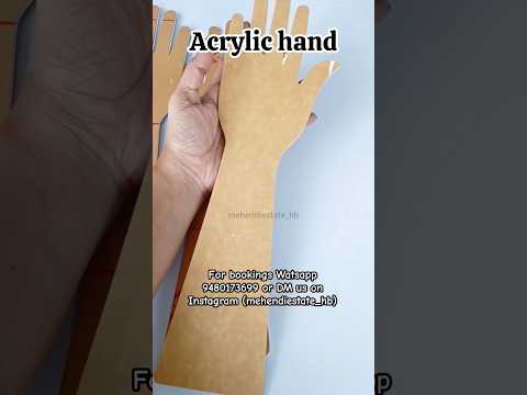 all types of henna products are available shipping all over India #acrylichand #acrylic #henna #art