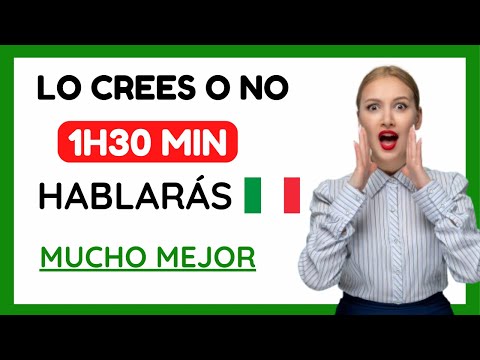 APRENDER ITALIANO DESDE CERO PARA PRINCIPIANTES | CONVERSACI脫N EN ITALIANO F脕CIL & R脕PIDO |Repaso 1