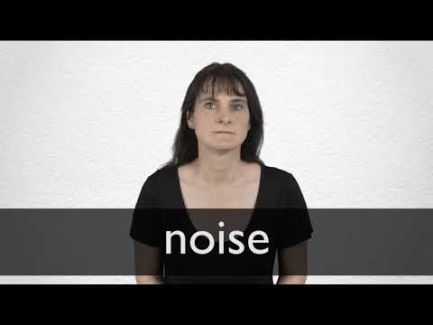 How to pronounce NOISE in British English
