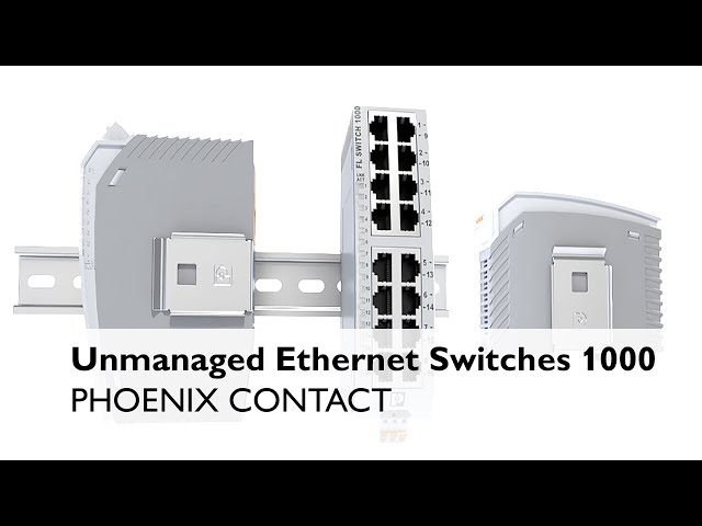 Industrial Ethernet Switches - PHOENIX CONTACT 8 Port Industrial ...