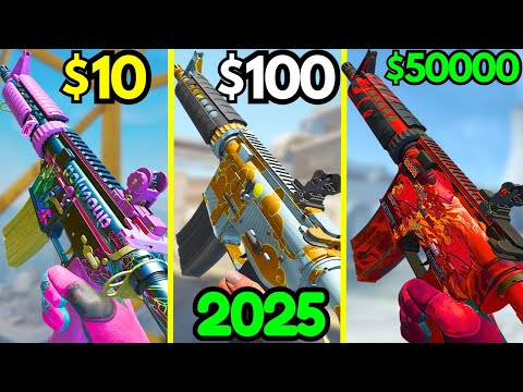 BEST M4A4 Skin in CS2 For Every BUDGET in 2025! (CHEAP M4A4 SKINS)