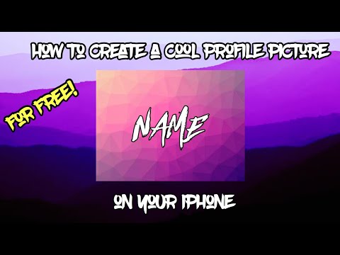 How To Create a Cool Profile Picture With Just Your IPHONE