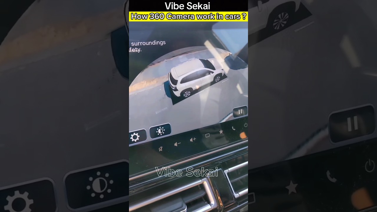 How 360 Camera work in cars? #vibesekai #facts #informative #shorts