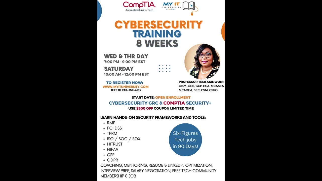 Enroll for Cybersecurity GRC and Security+ Now