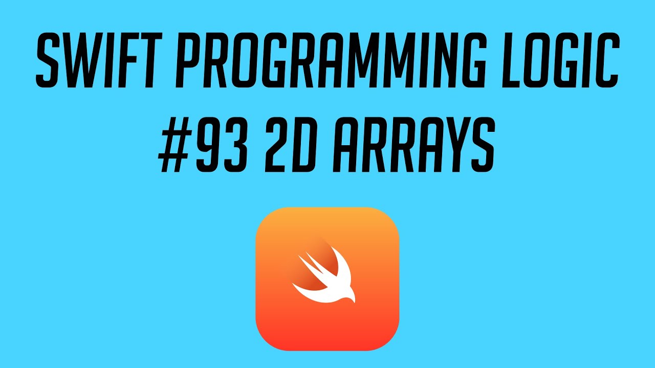 Swift Programming Logic, #93: 2D Arrays