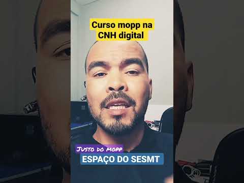 Curso mopp na CNH digital #cursomopp #cursosespecializados #mopp #detranpr