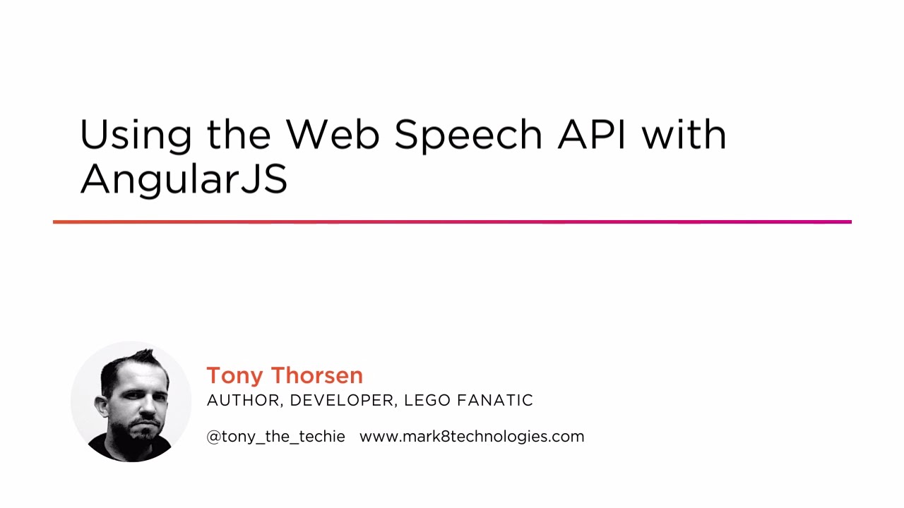 Course Preview: Using the Web Speech API with AngularJS