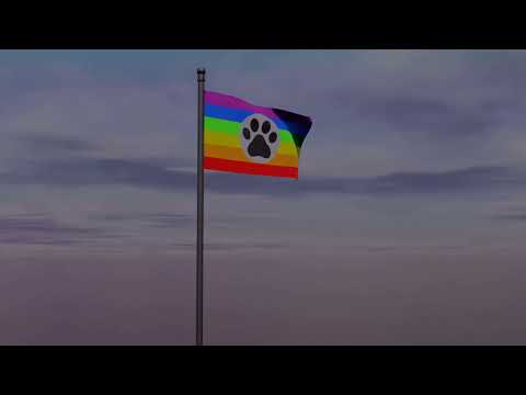 Blender Magic: Gay Furry Pride Flag Takes Flight!