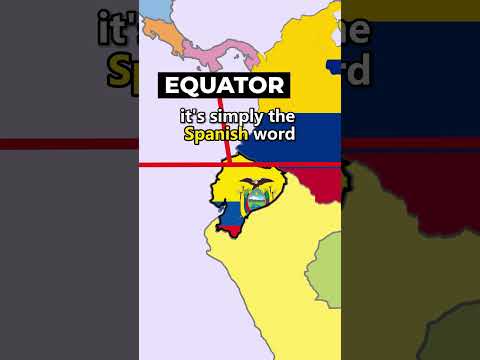 Meaning of ALL Countries in South America #geography #shorts