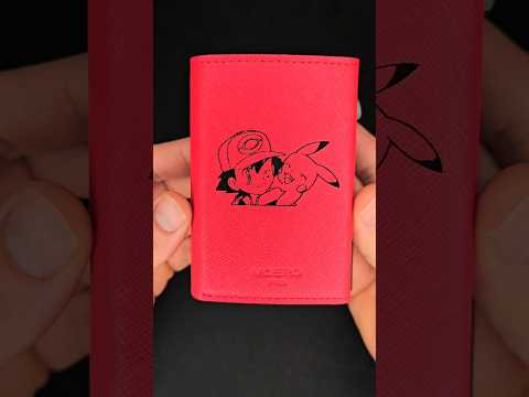 Moero personalized wallet 🤩 @moeroofficial #viralvideo #wallet #pokemon #beautiful #anime