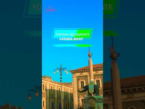 Catania’s Mysterious Elephant Statue 🐘🇮🇹 | Piazza del Duomo in 25 Seconds!