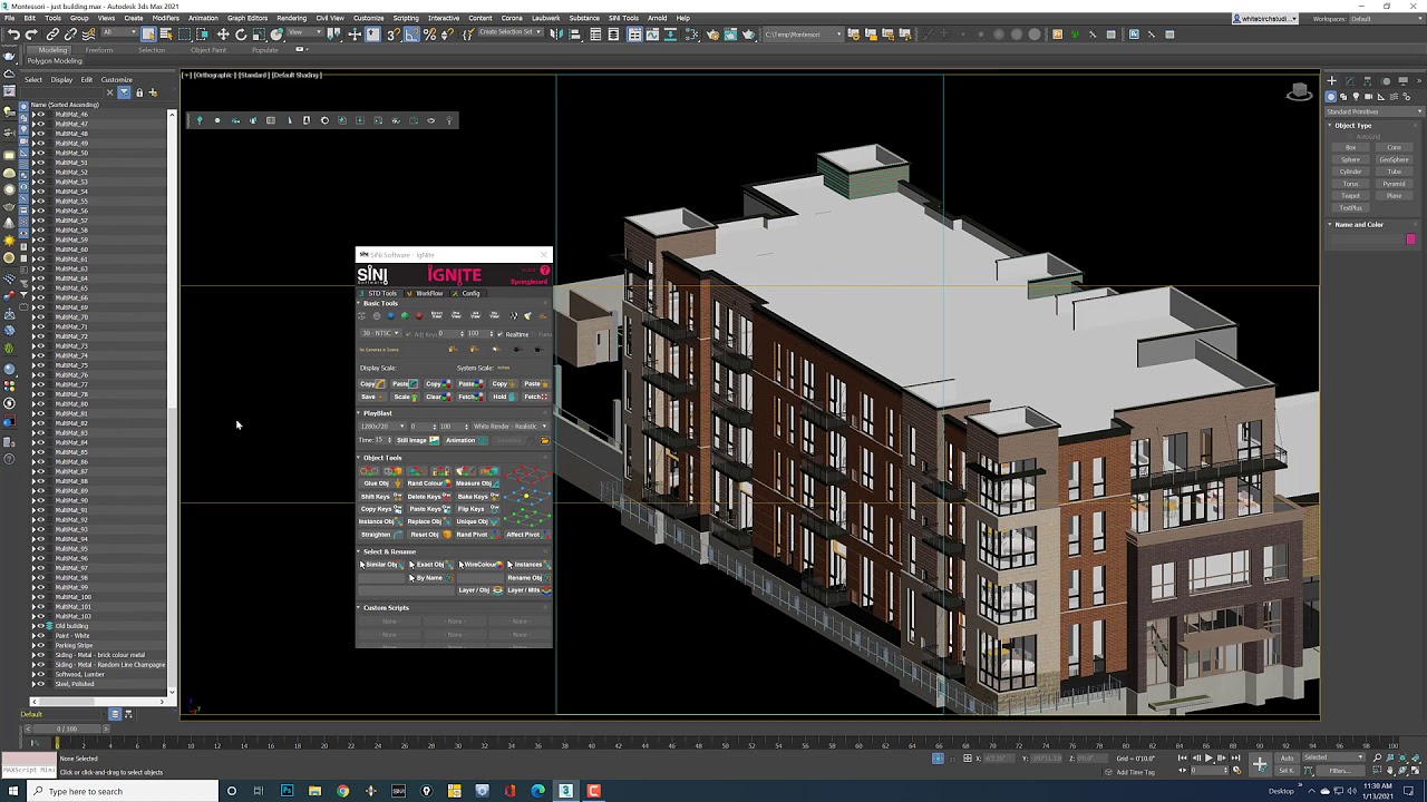 SiNi Software - Layer by Material