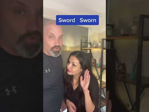 SWORD ⚔ -SWORN ✋PRONUNCIACIÓN CON EJEMPLOS #shorts