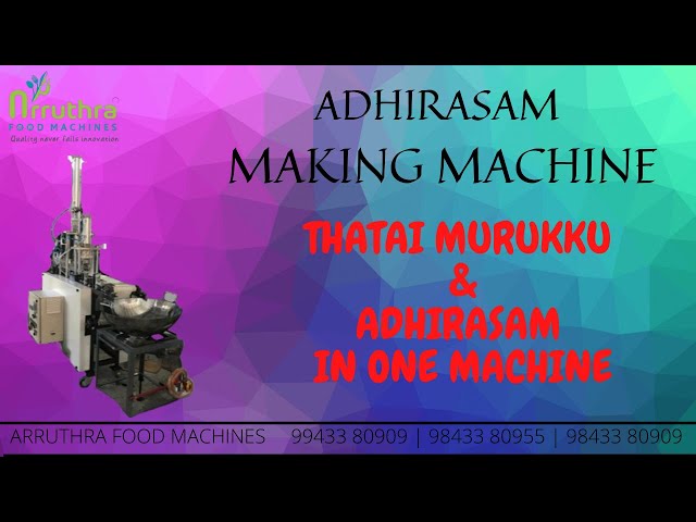 Murukku Making machine - Murukku Making Machine - Single Drum Conveyor ...