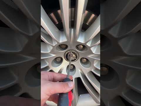 How to replace your wheel centre caps. #automobile #jaguar