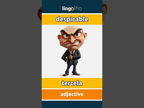 ๐ฌ๐ง๐ฎ๐ฉ despicable - tercela : learn English : ayo belajar bahasa Inggris : vocabulary builder
