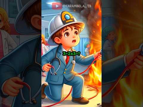 ๐ฅ Solve the Impossible Math Problem to Escape the Fire! ๐ฅ | Math Test ๐ง #fire #maths #shorts