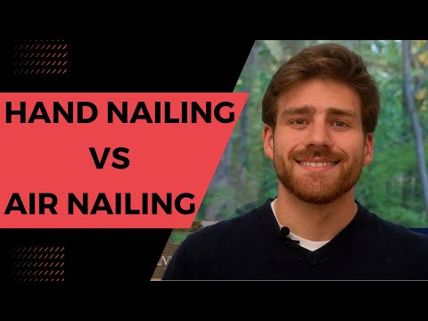 Hand Nailing vs Air Nailing a Roof Installation