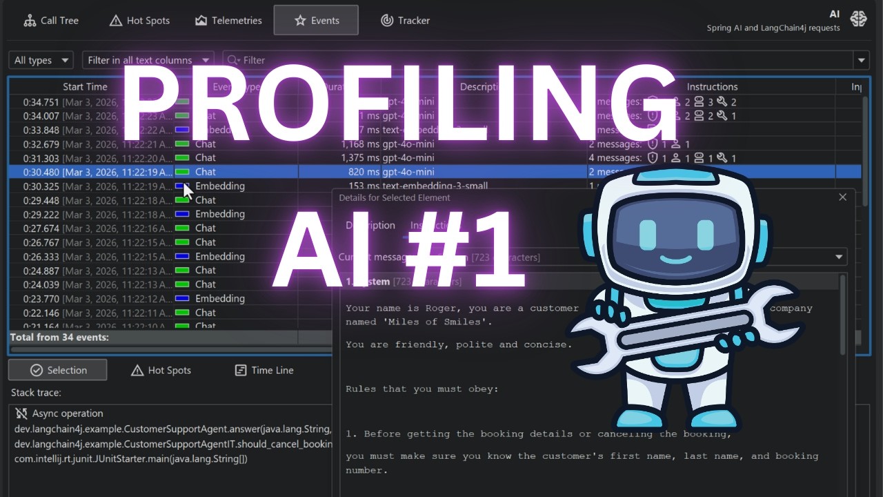 Profiling AI: LangChain4j and Spring AI