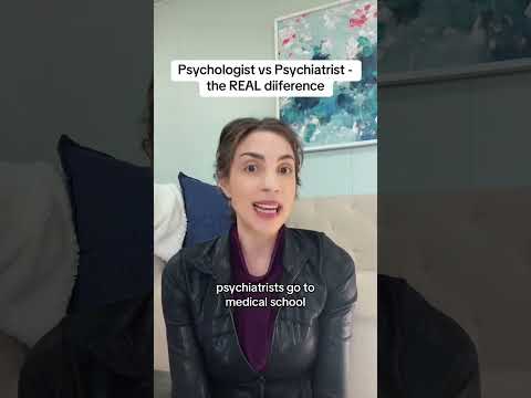 Psychologist vs. psychiatrist #clinicalpsychologist #therapist #psychologyfacts #shorts