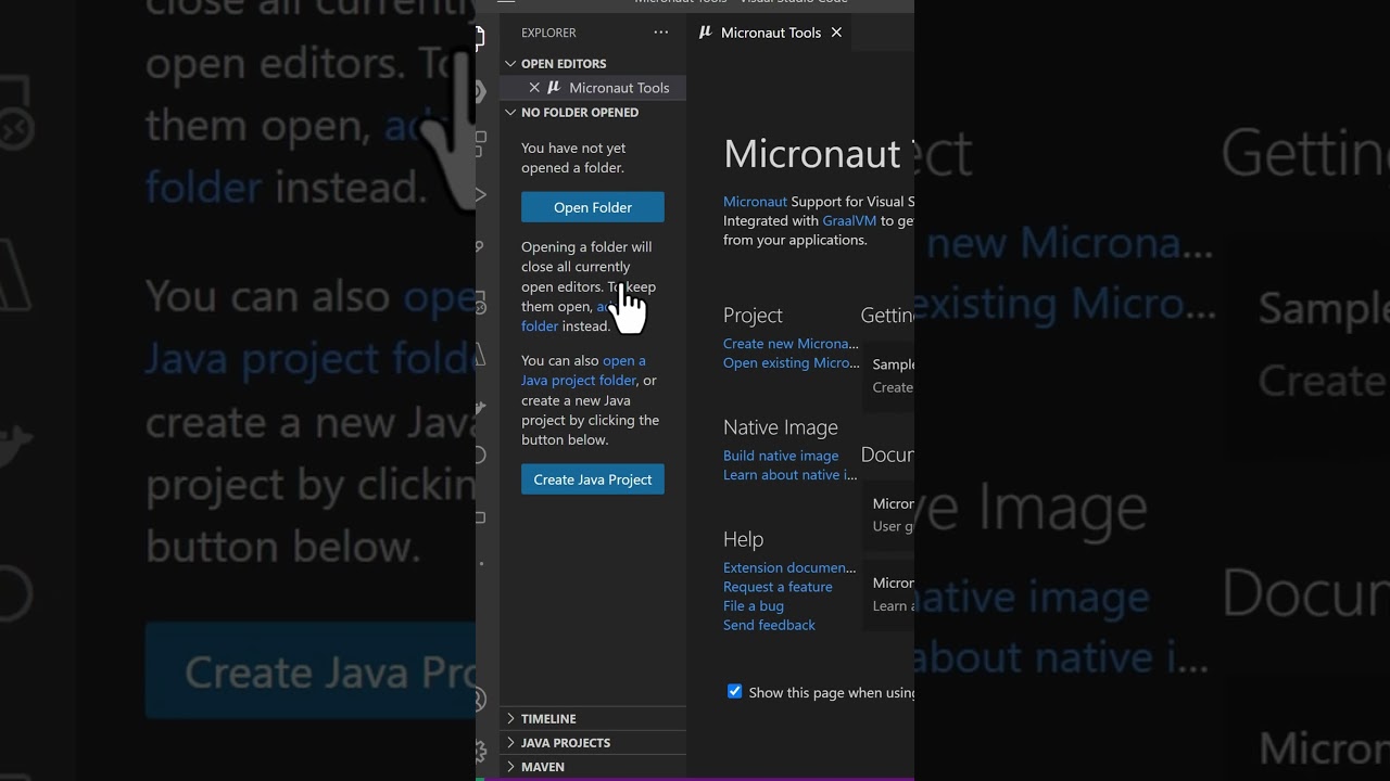 Start your Cloud Native project with Micronaut in VS Code