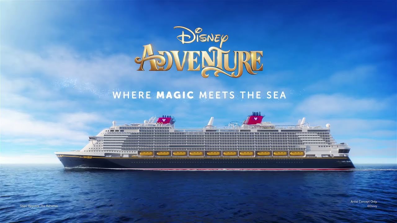 Disney Adventure setting sail on December 15, 2025 - Disney Cruise Line