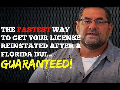 Florida FR44 Insurance - Reinstating Your Drivers License