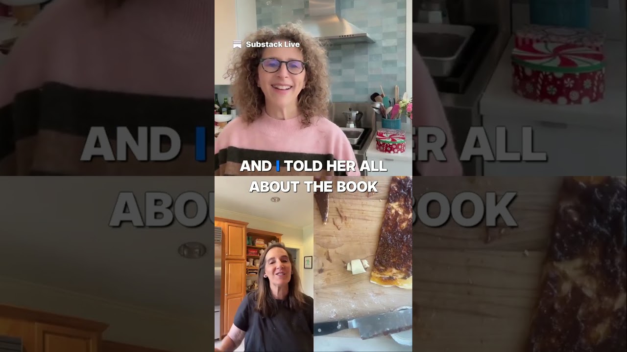 Julie & Julia Meets Cookie Baking #substack #shorts