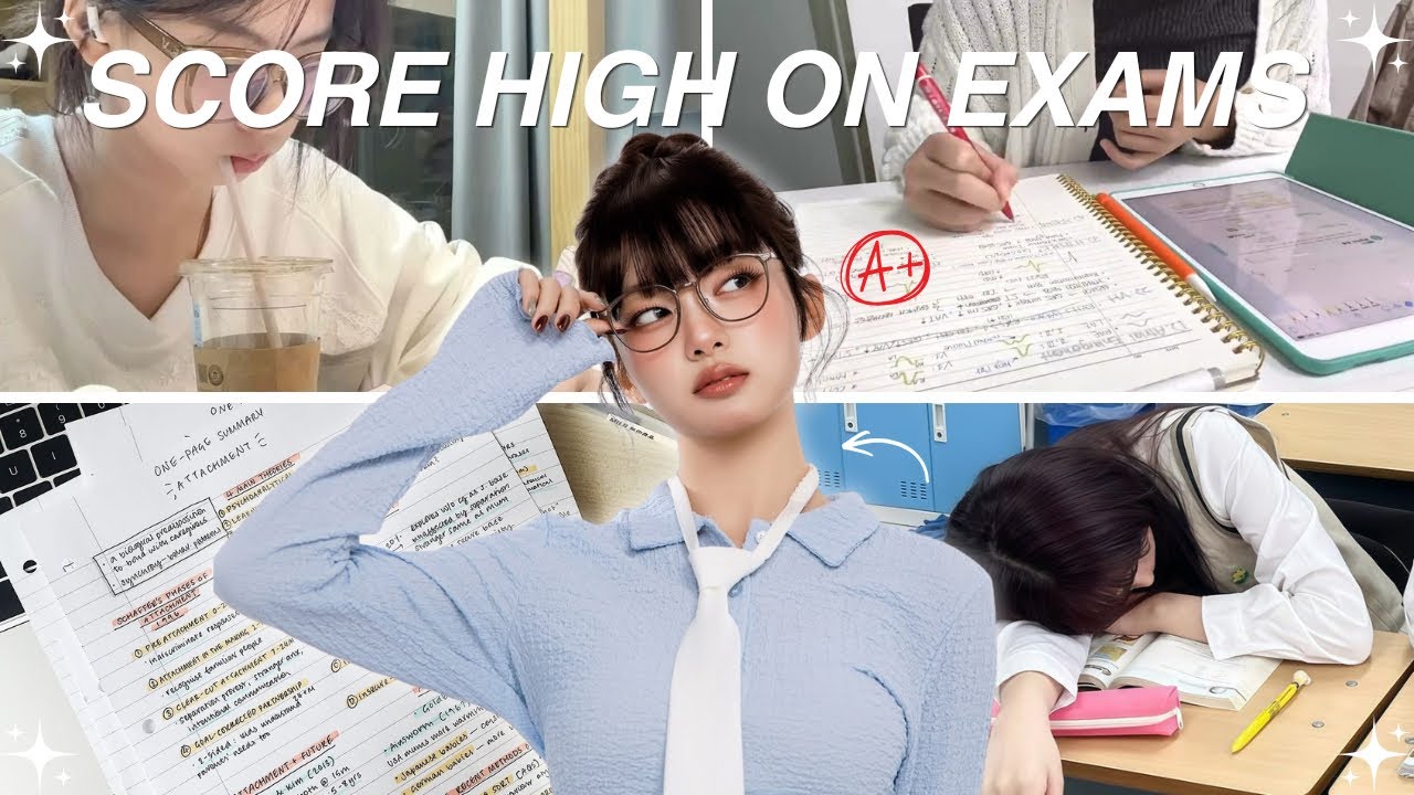 10 SECRETS to get HIGH SCORES on exams easily 📖 (no one tell you!)